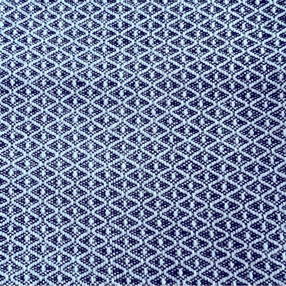Other | Vintage From Japan Blue Black Diamond Pattern Woven Fabric ...